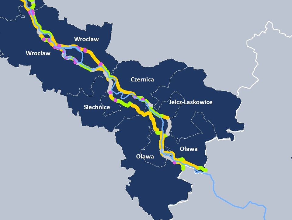 Rowerem wzdłuż Odry