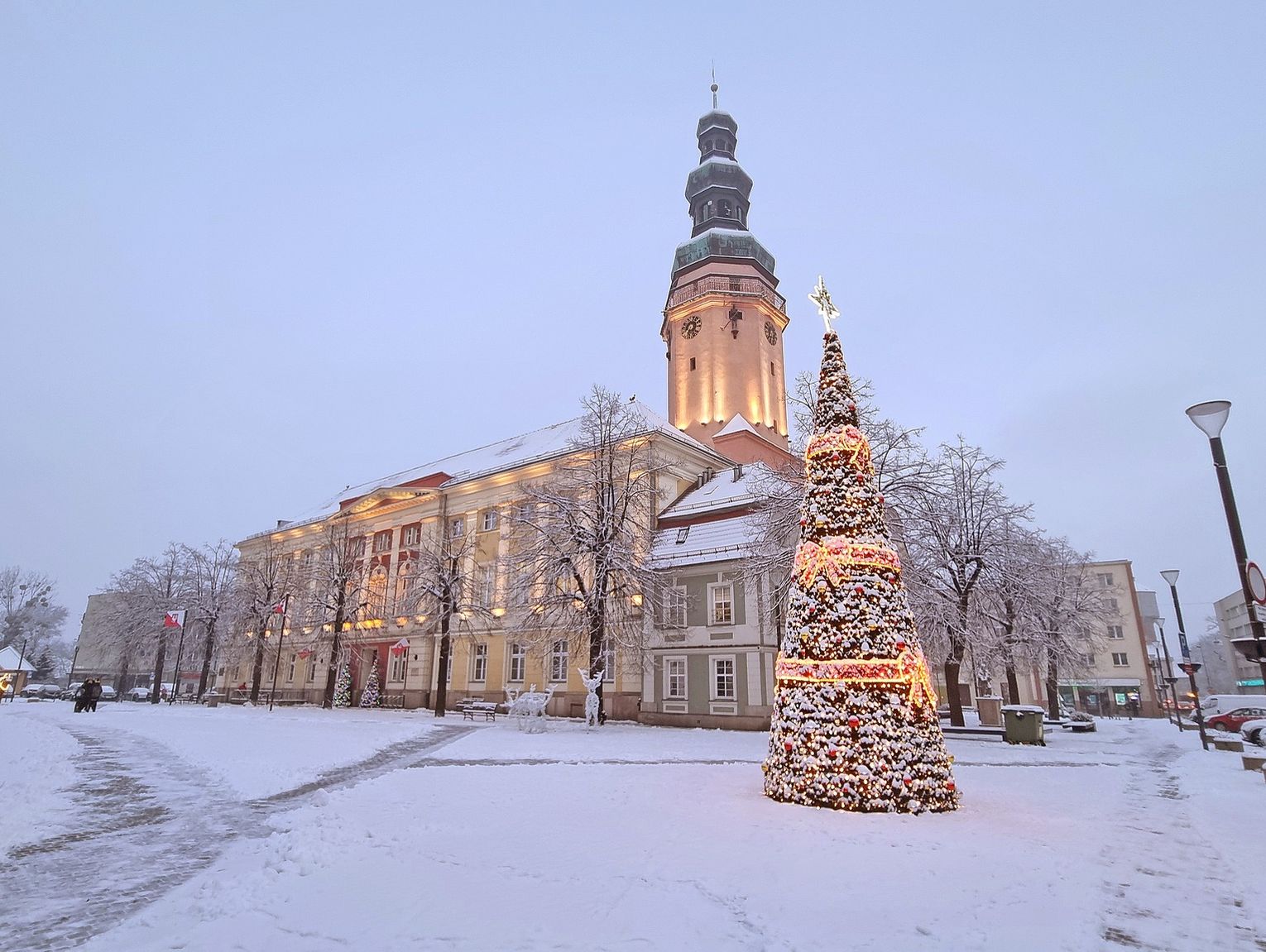 Piękna zima dziś w Oławie [ZDJĘCIA]
