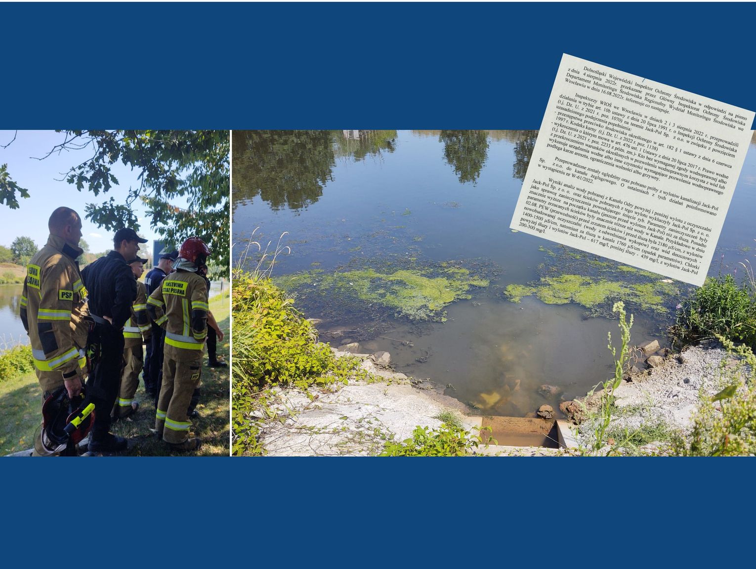 Są wyniki próbek pobranych od Jack-Polu