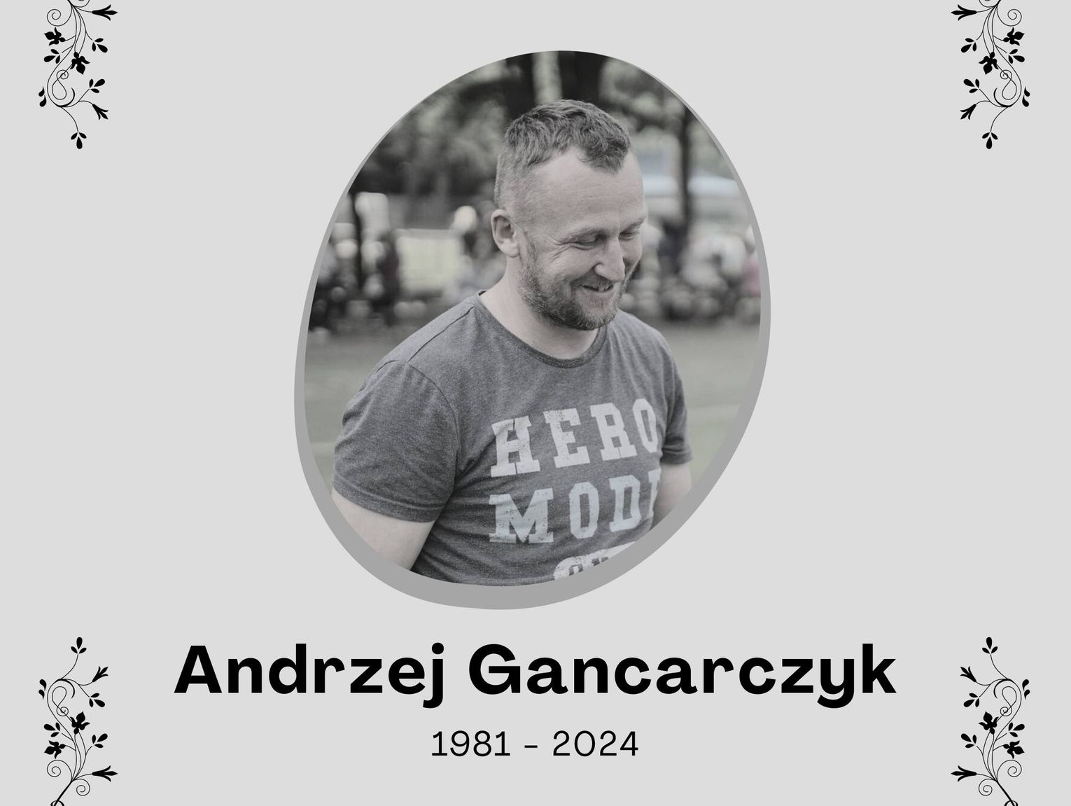 Zmarł Andrzej Gancarczyk Zmarł Andrzej Gancarczyk