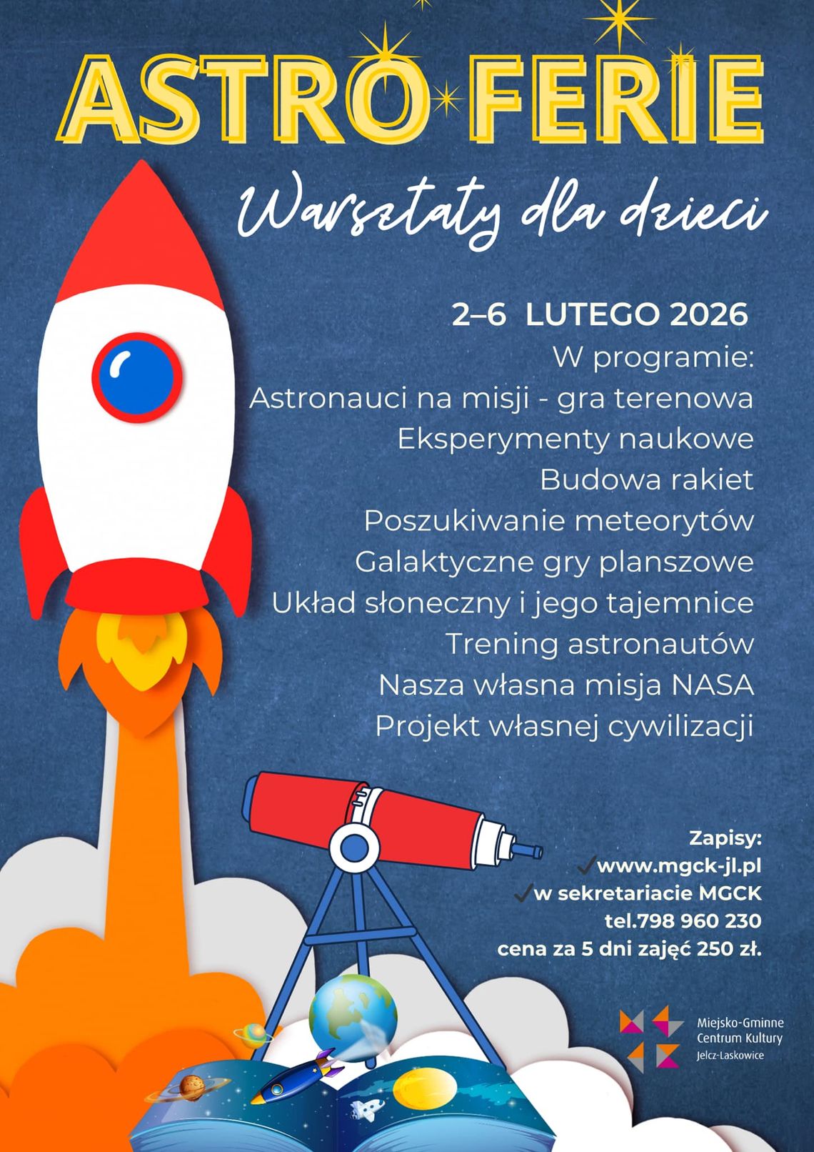 Dziś ruszają zapisy na ASTRO FERIE